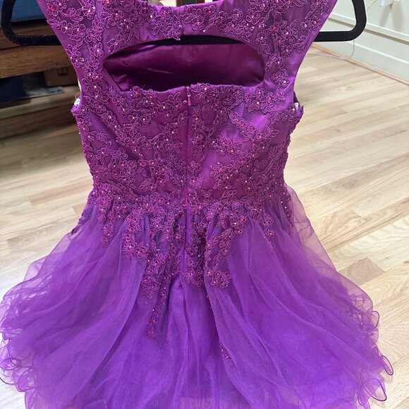 Mon Cheri | Dresses | Mon Cherie Lexie Formal Girls Dress Purple Size 2 ...
